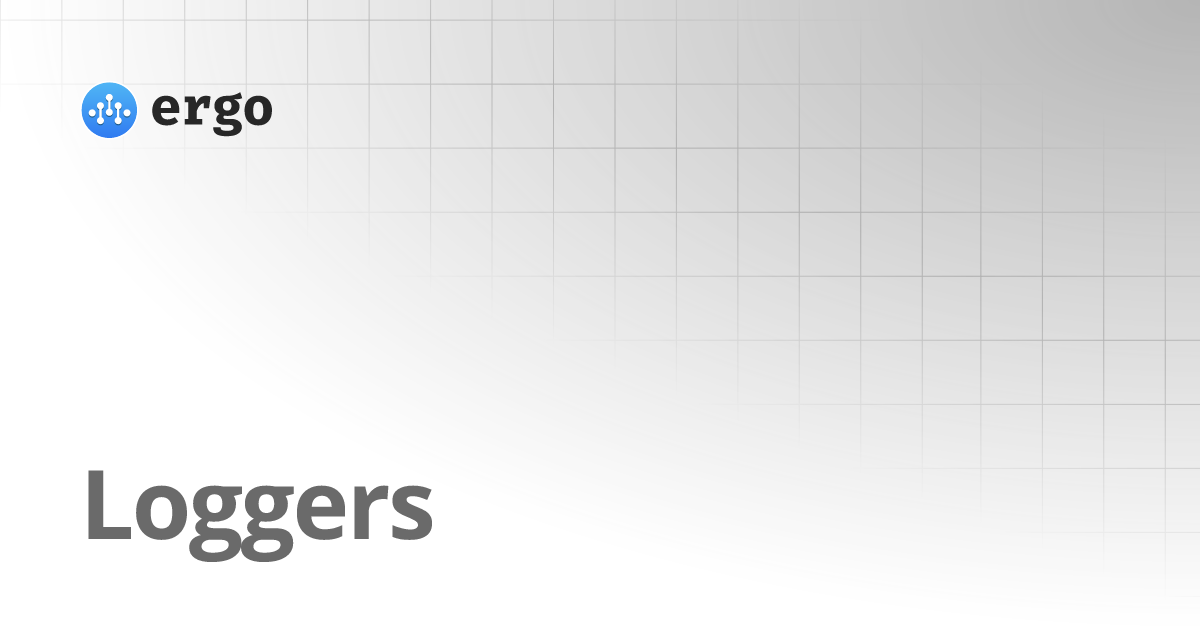 Loggers | Ergo Framework documentation